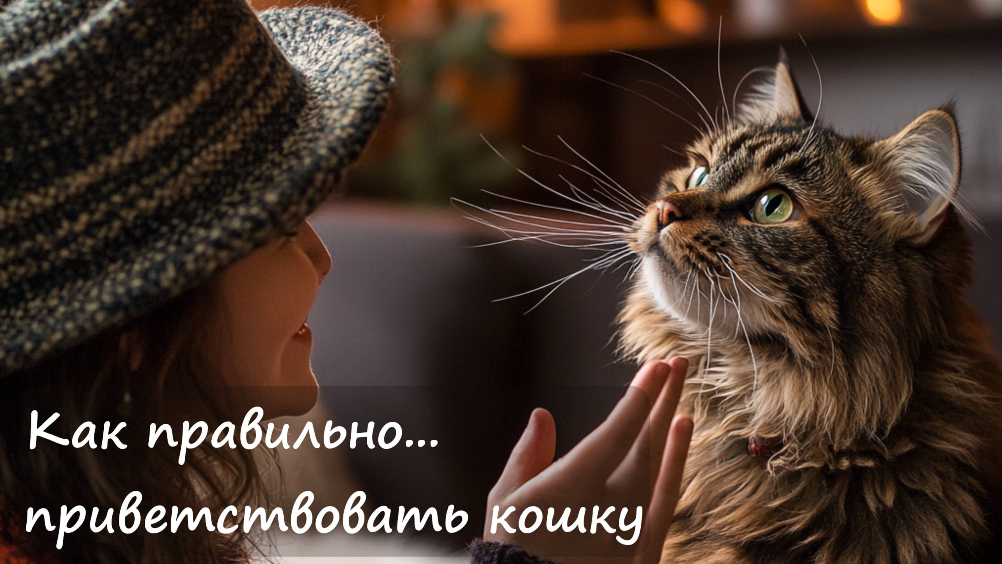Как правильно здороваться с кошкой 🐈