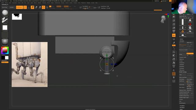 Моделировани мехов Руководство по работе с твердыми поверхностями ZBrush