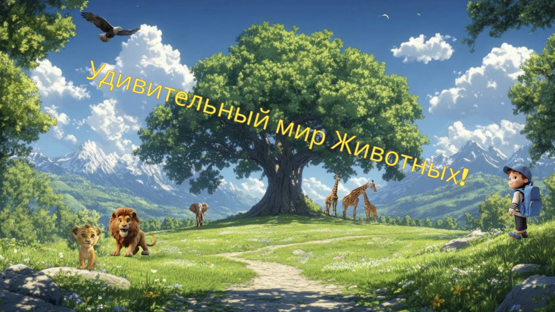 Удивительный мир животных - Развивающий детский мультфильм