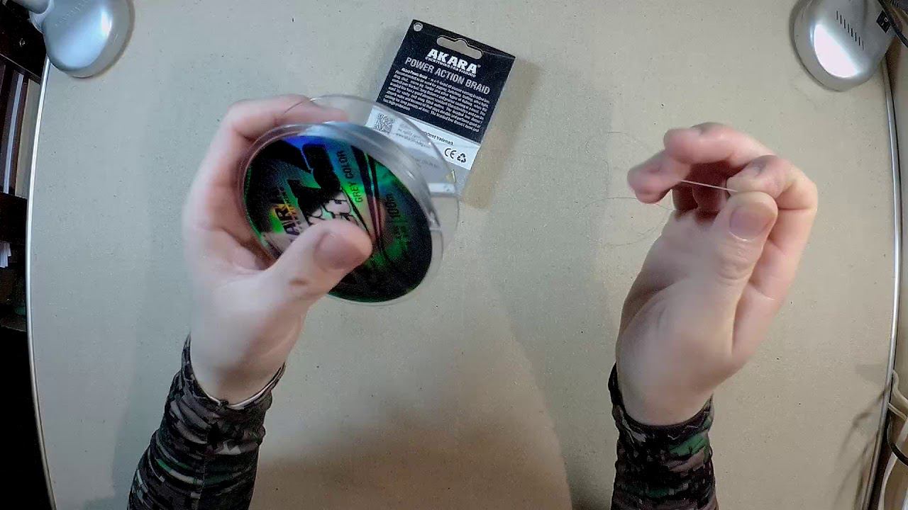 Распаковка посылок из Fmagazin. Шнур Akara Power Action X-4 100м 0.06мм (Grey).