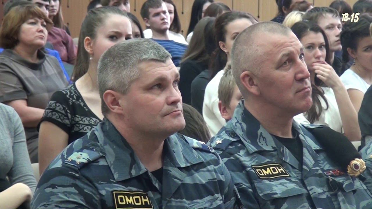 Встреча с сотрудниками ОМОН по ХМАО Югре в СШ №15