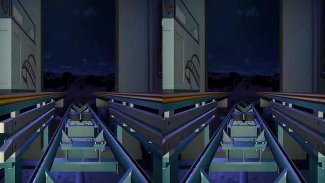 3D Roller Coaster Underwater VR Videos 3D SBS Google Cardboard VR Experience VR Box VR Coaster_1080p