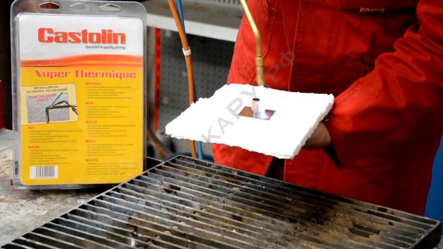 Экран термозащитный от пламени мягкий Castolin XuperThermique Знакомство