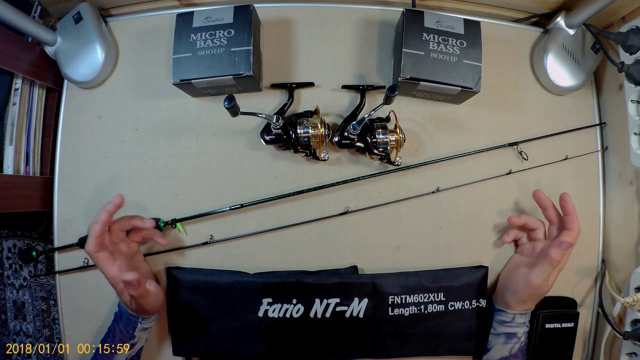 Запасы кота Матроскина. Мормышинговый комплект Fario Morm + 2 катушки.