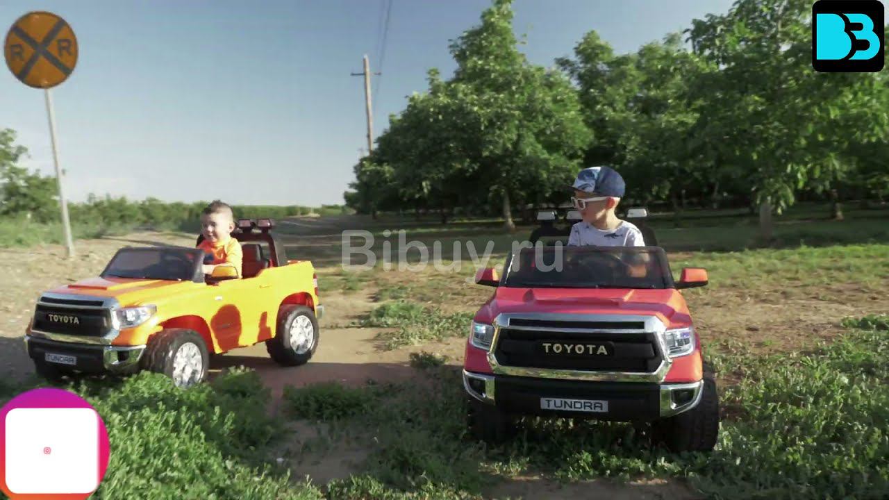 Детский электромобиль Toyota Tundra mini (JJ2266, RiverToys)