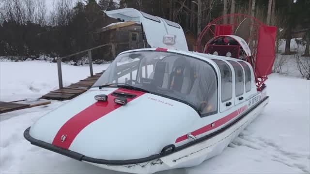 Как добраться до Валаама? Аэросани "Патруль" на Ладоге