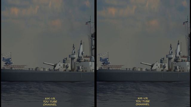 Battleship Missouri 3D VR VIDEO_1080pFHR
