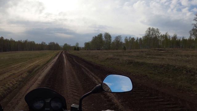 Bajaj Boxer 150. Поездка в п. Мирный через Краснокаменку. 05.05.2021 г.