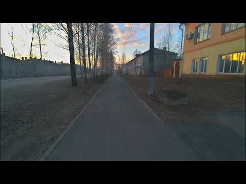 Весьегонск 2023 год. Апрельский вечер... Небольшая оздоровительная велопрогулка)...