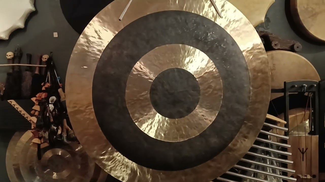 Tibetan Gong South Wind 100 cм  / Gong 40 inch / Гонг Тибетский Южный Ветер 100 см/ shamanic.moscow
