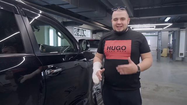 Ремонт вмятин без покраски Toyota LC200