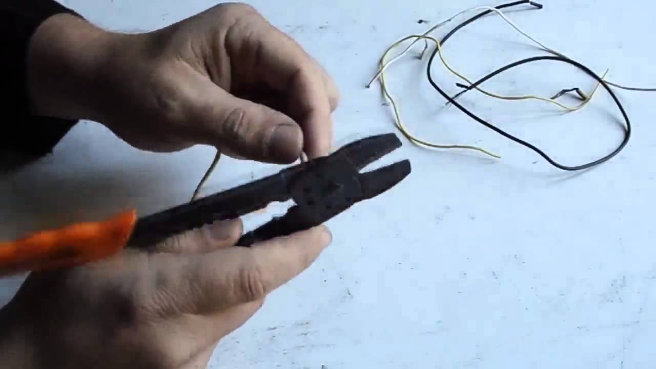 Чем зачистить электропровод?