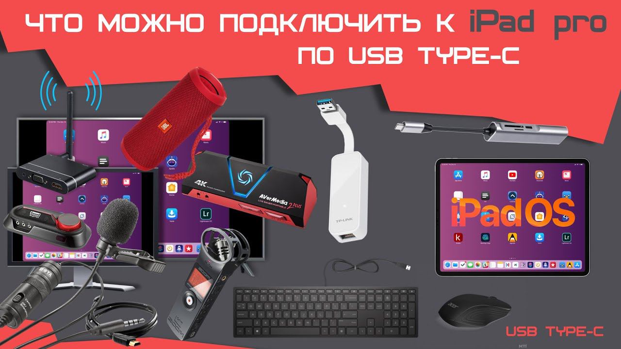 Как подключить к iPad микрофон, мышку, клавиатуру, карту памяти, и многое другое