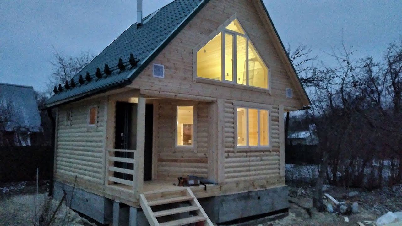 БАНЯ ИЗ БРУСА / ПРОЕКТ ТЕРЕМ -2