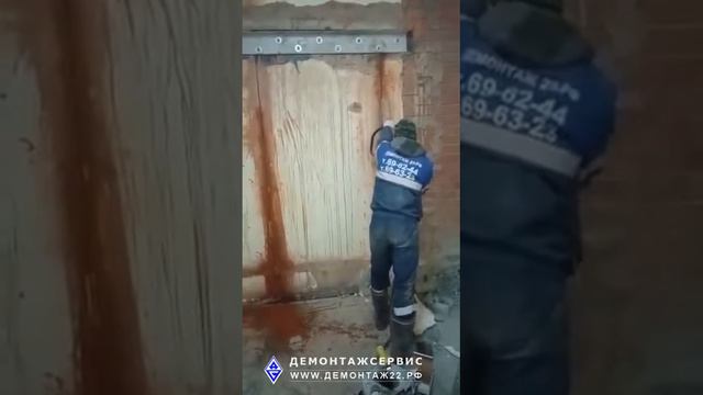 Режем стены алмазным диском
