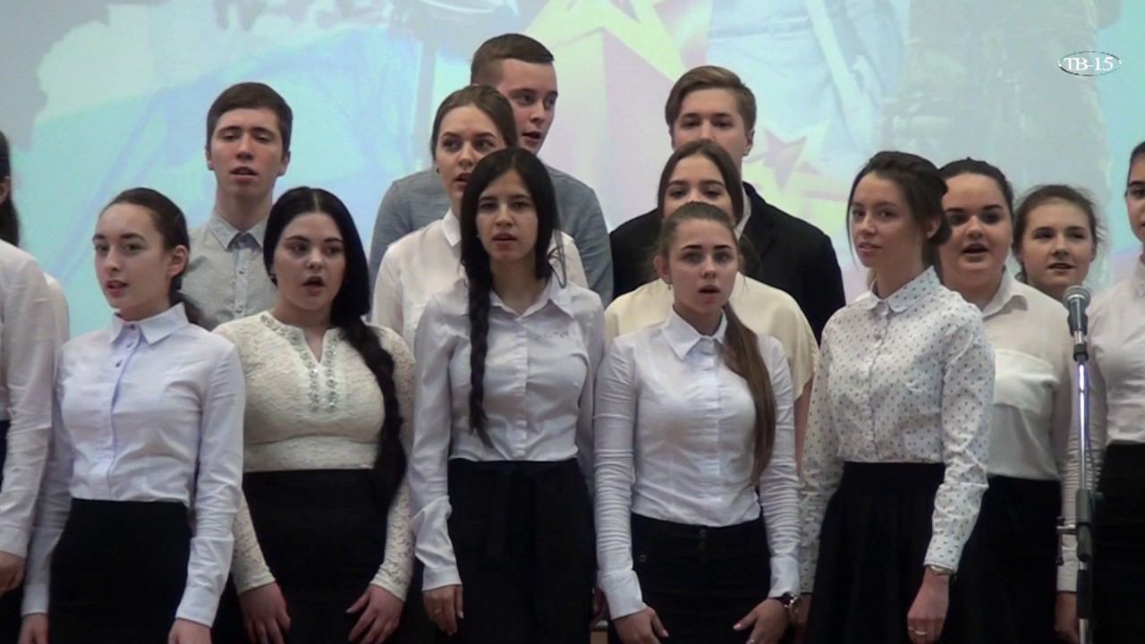 Инсценировка военной песни к 23 февраля 2017 года