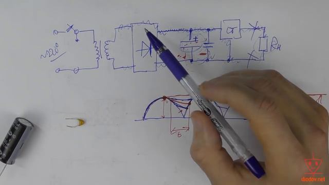 +Учимся читать электрические схемы с конденсаторами