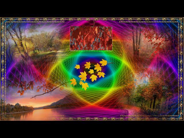 Что такое осень?  - ( использование эффекта пружинки  BluffTitler)