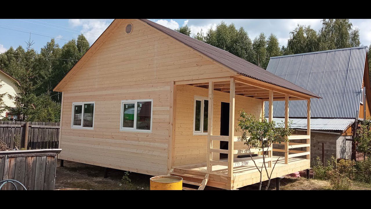 Каркасный дом без отделки