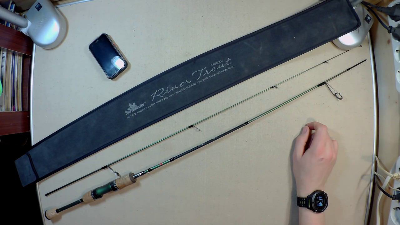 Распаковка посылки из Fmagazin. Спиннинг Surf Master K1225 River Trout