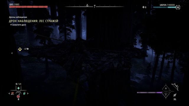 Horizon Forbidden West (сверхсложный) // Дрон наблюдения (Лес стражей)