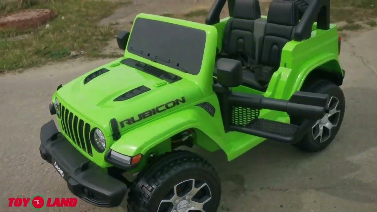 Детский электромобиль джип Jeep Rubicon (DK-JWR555, Toyland)