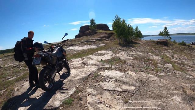 Bajaj Boxer 150 и KTM Duke 620. Покатушки. Пруд Камбулат. 06.06.2021 г.