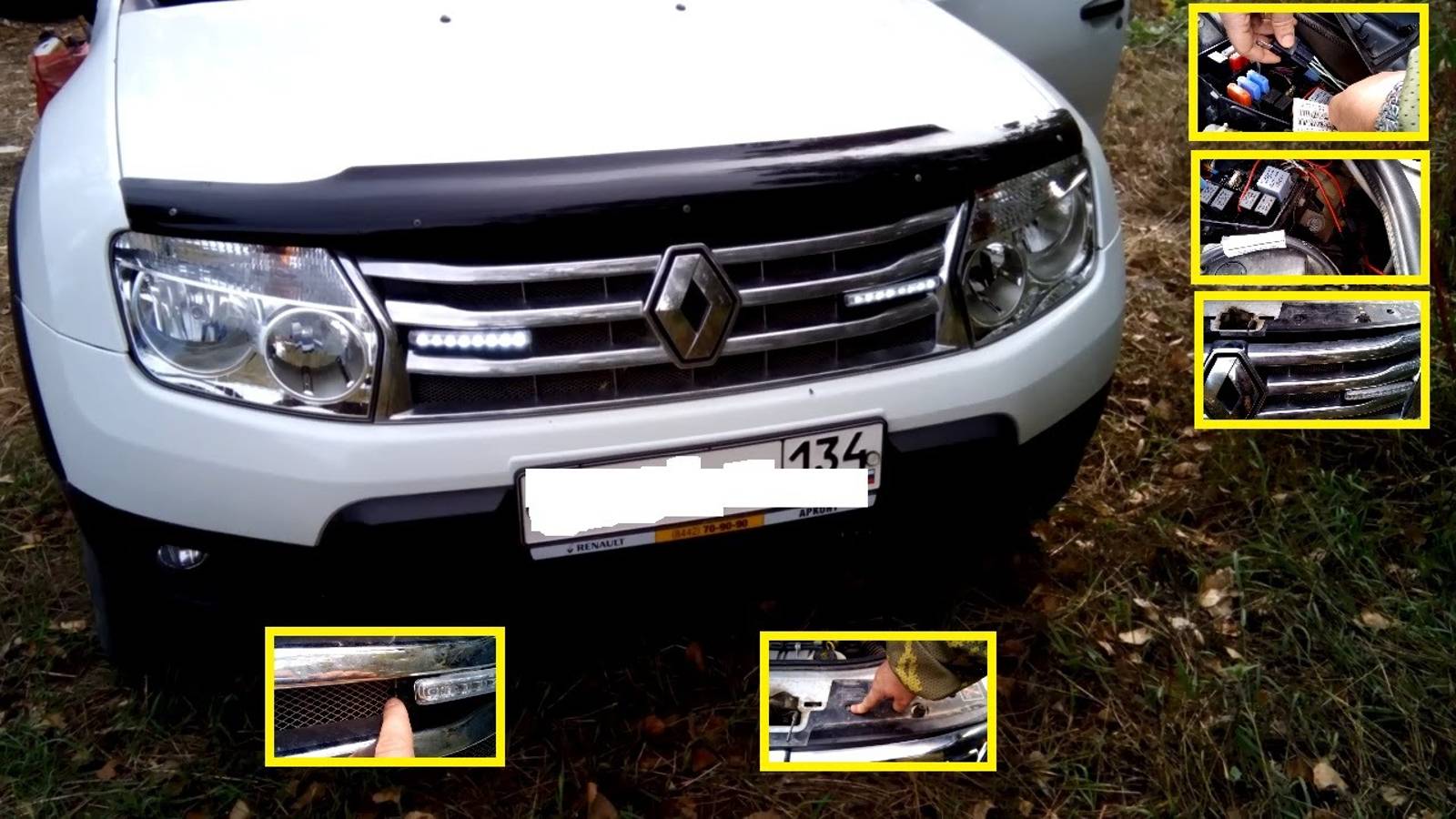 Ходовые огни на Рено Дастер (Renault Duster) из Китая с Aliexpress _ обзор и установка