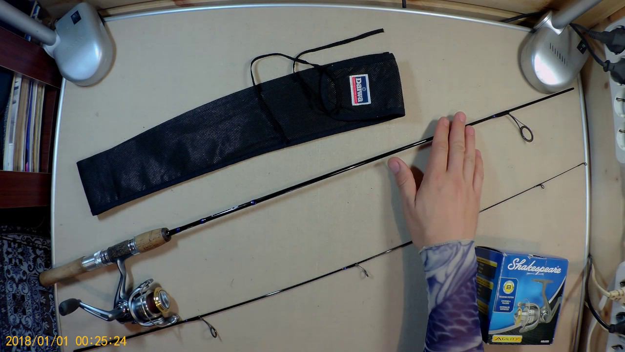 Запасы кота Матроскина. Ультралайтовый комплект Daiwa Neo Versal + Shakespeare Agility