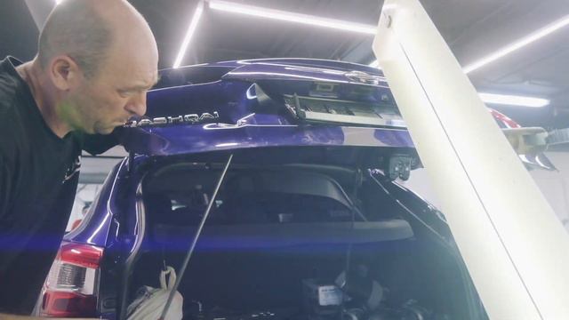 Удаление вмятин без покраски Nissan Qashqai