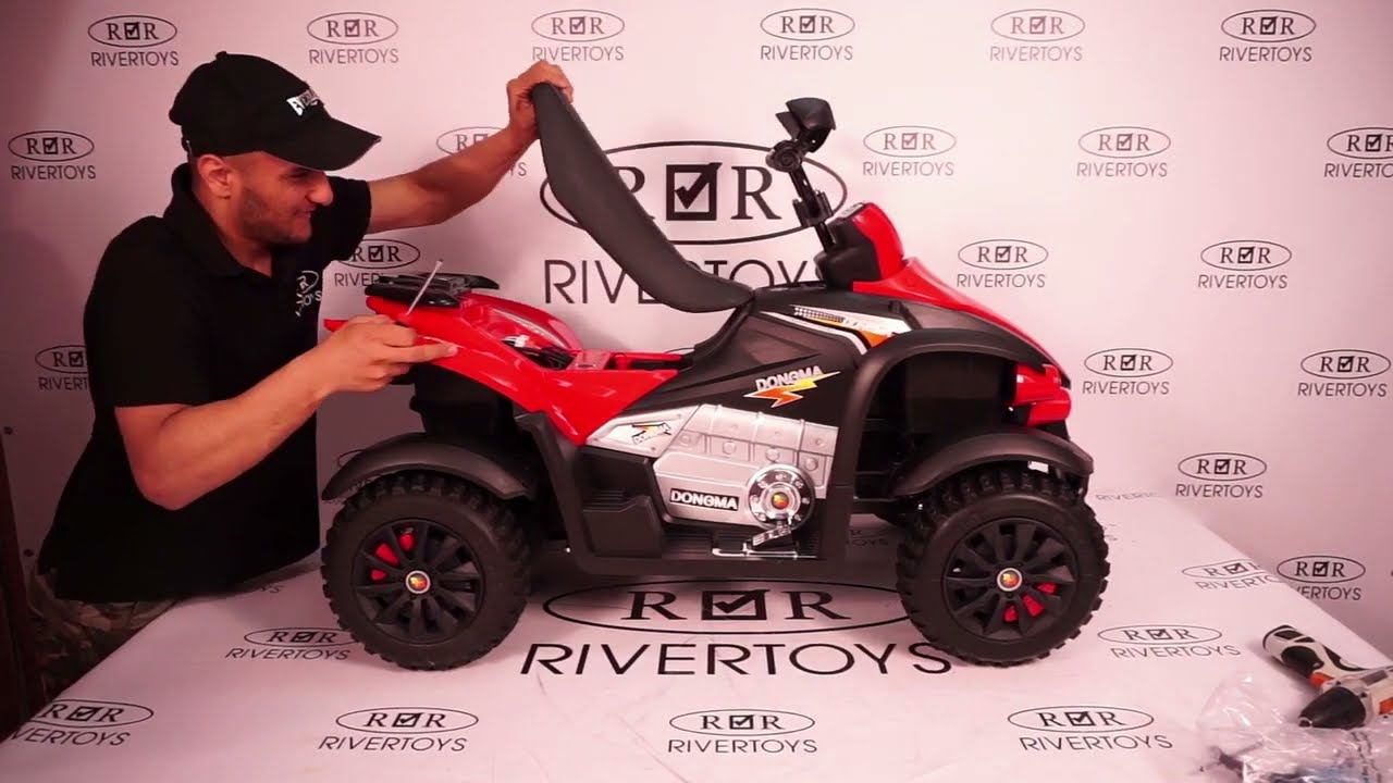 Детский электроквадроцикл RiverToys P222PP/P333PP - сборка