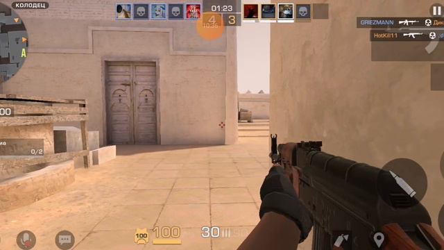 Играю в Standoff 2 на карте DUNE