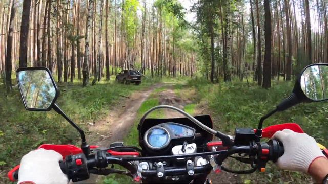 Motoland Enduro 250. Лесные покатушки по лужам. Ищу дорогу  к озеру Еланчик. 13.08.2020 г.