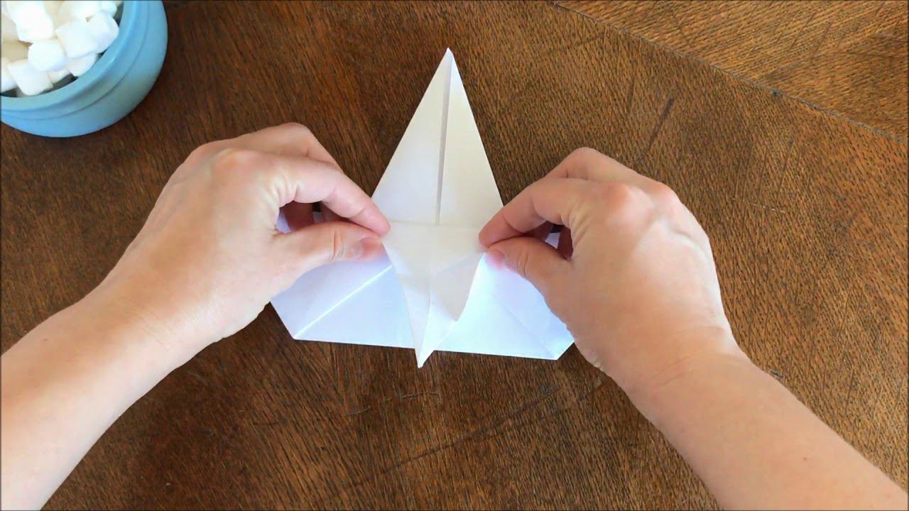 Ворона оригами