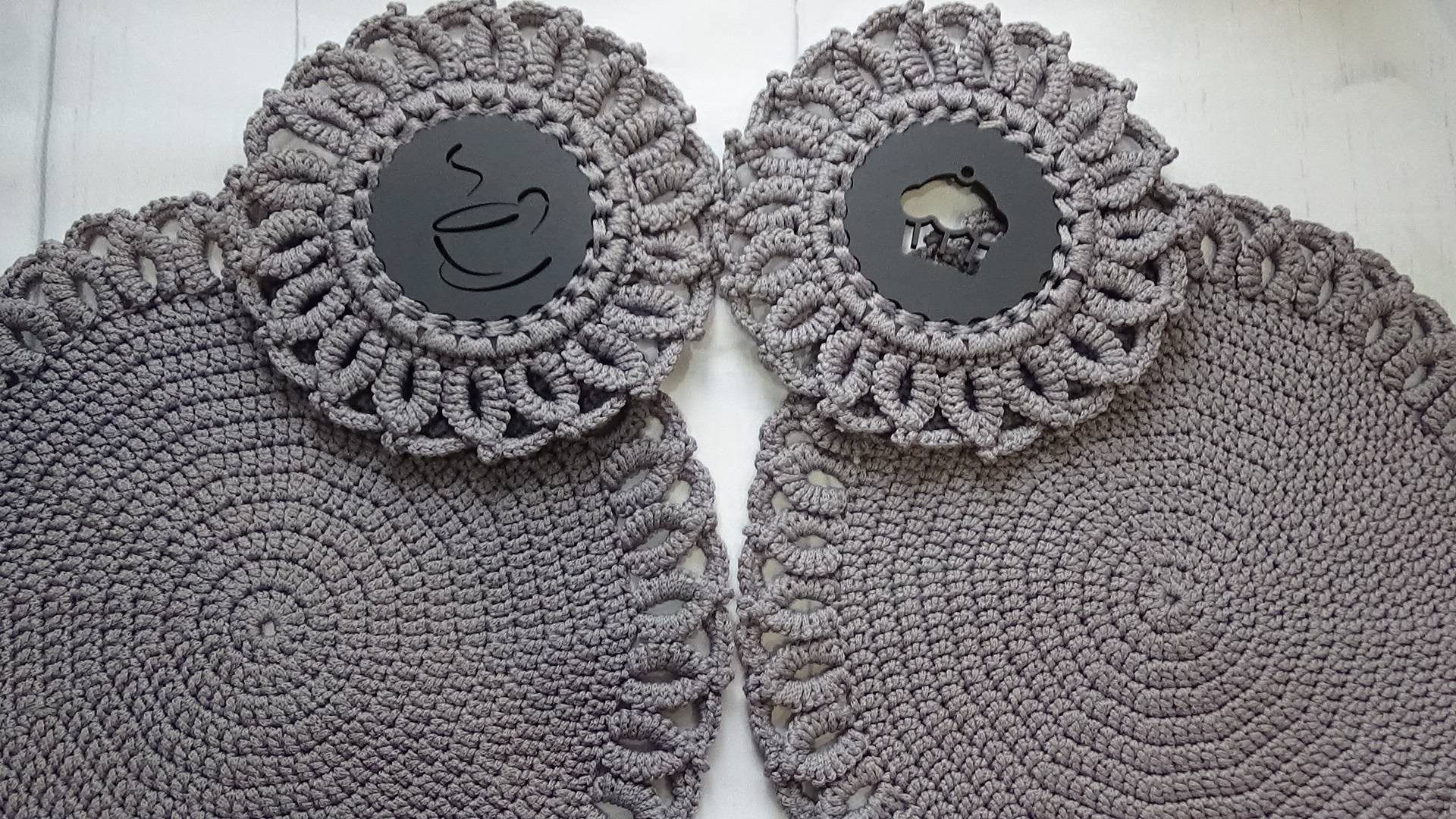 Салфетка сервировочная крючком/Презентация МК