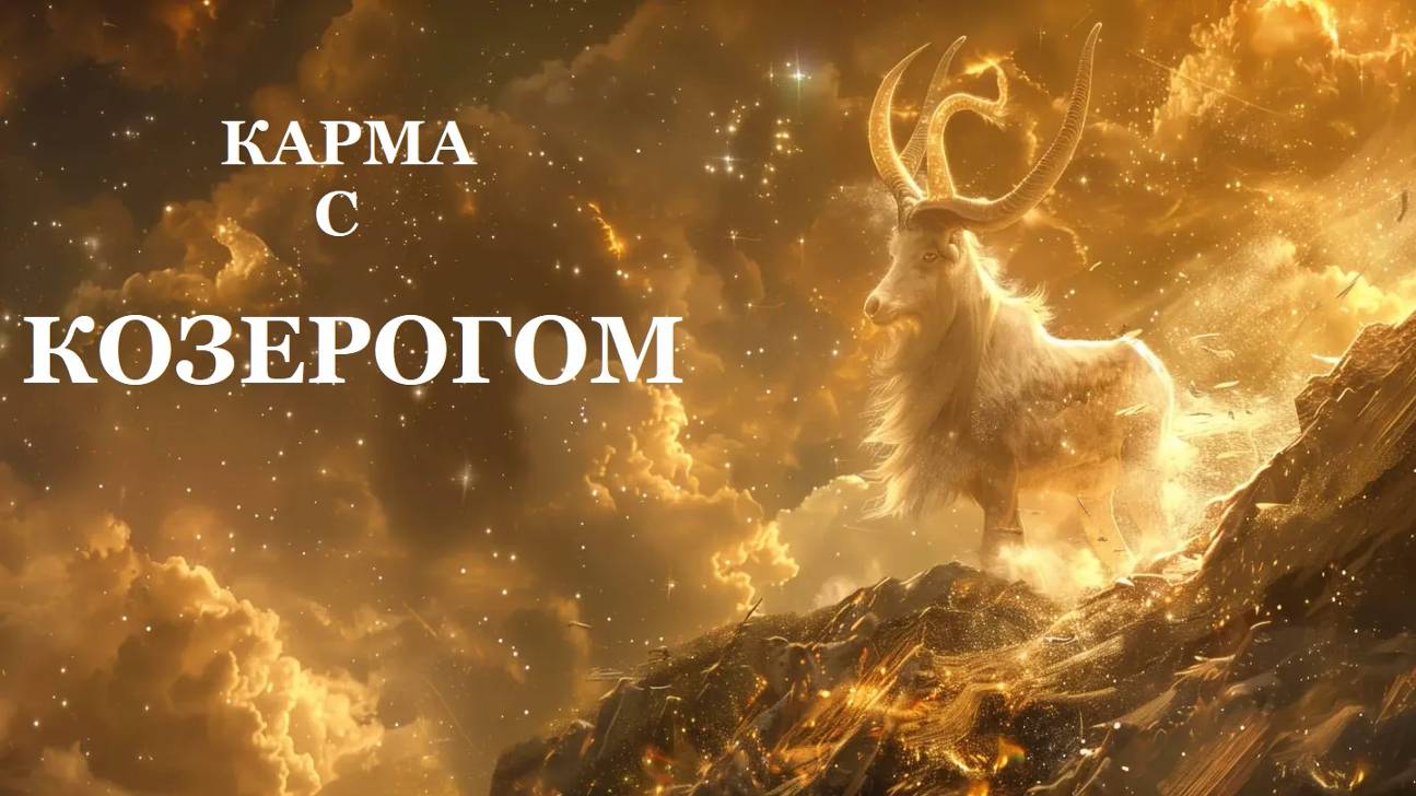 В КАРМИЧЕСКИХ ОТНОШЕНИЯХ С КОЗЕРОГОМ