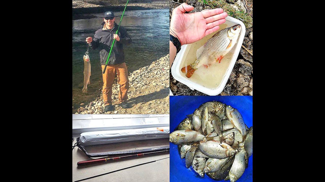 Маховая удочка (от Goture) телескопическая с Алиэкспресс (3.0м - 7.2 м  )