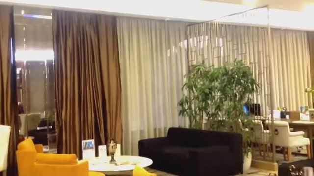 Электрокарнизы для штор большого размера с управлением от пульта