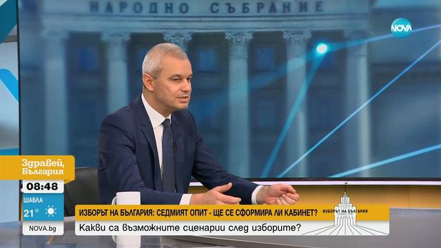 Костадин Костадинов - Словесен сблъсък със соросоиден журанлист - 28-09-2024