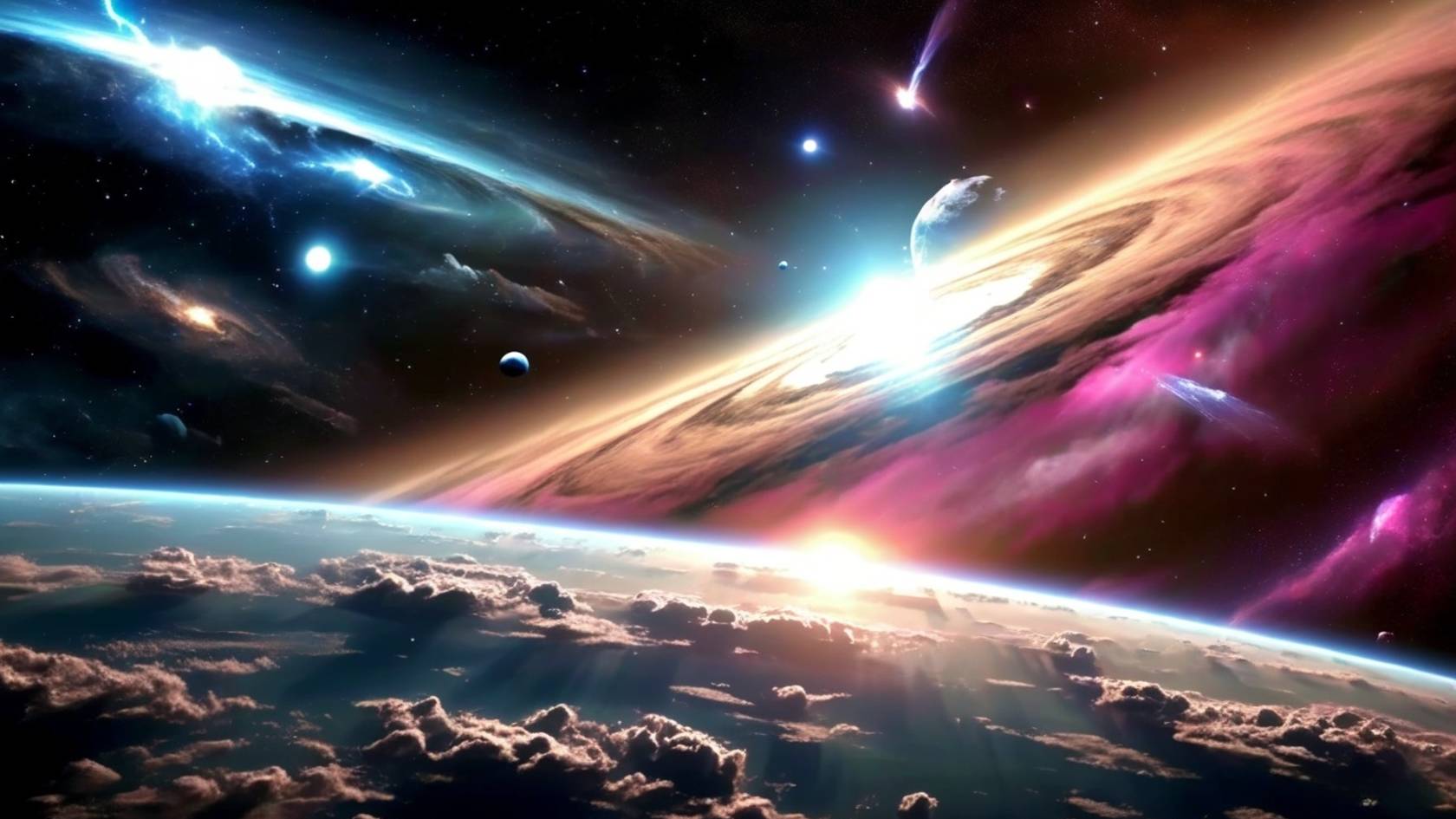 Космическое путешествие (другой мир): Ненавязчивая фоновая музыка