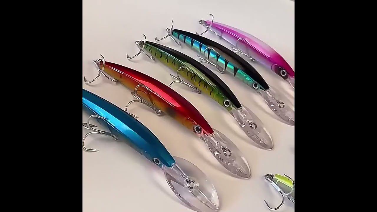 Копия - Yo-Zuri Crystal Minnow DD 130 - Воблер для троллинга с Алиэкспресс #lure