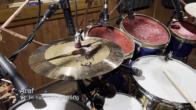 Обзор тарелок Araf 14" hi-hat, 1050/1250г от Symrna Cymbals