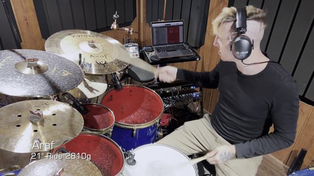 Обзор тарелки Araf 21" ride, 2810g от Symrna Cymbals