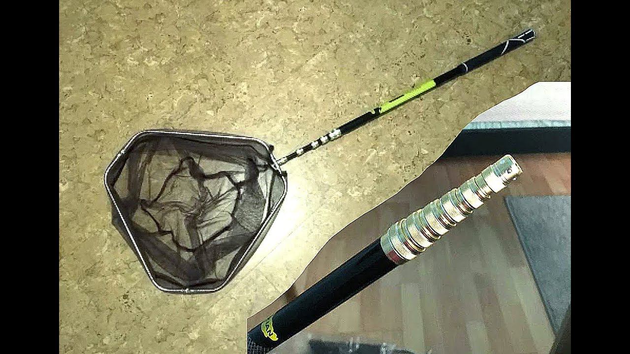 Телескопический подсачек (Подсак разборный) с Алиэкспресс