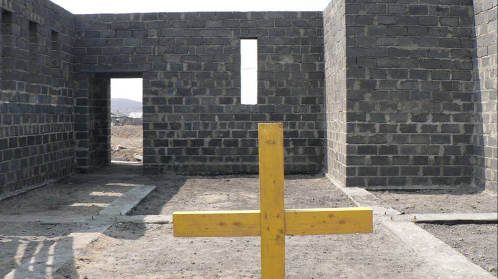 Строительство храма в Приозёрном