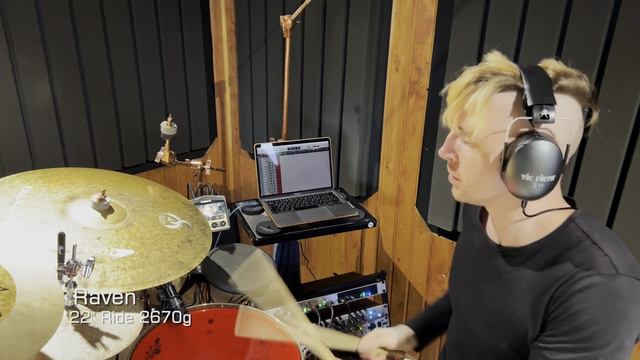 Обзор тарелки Raven 22" ride 2673г от Symrna Cymbals