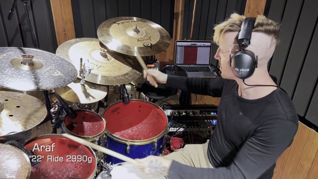 Обзор тарелки Araf 22" ride, 2990g от Symrna Cymbals