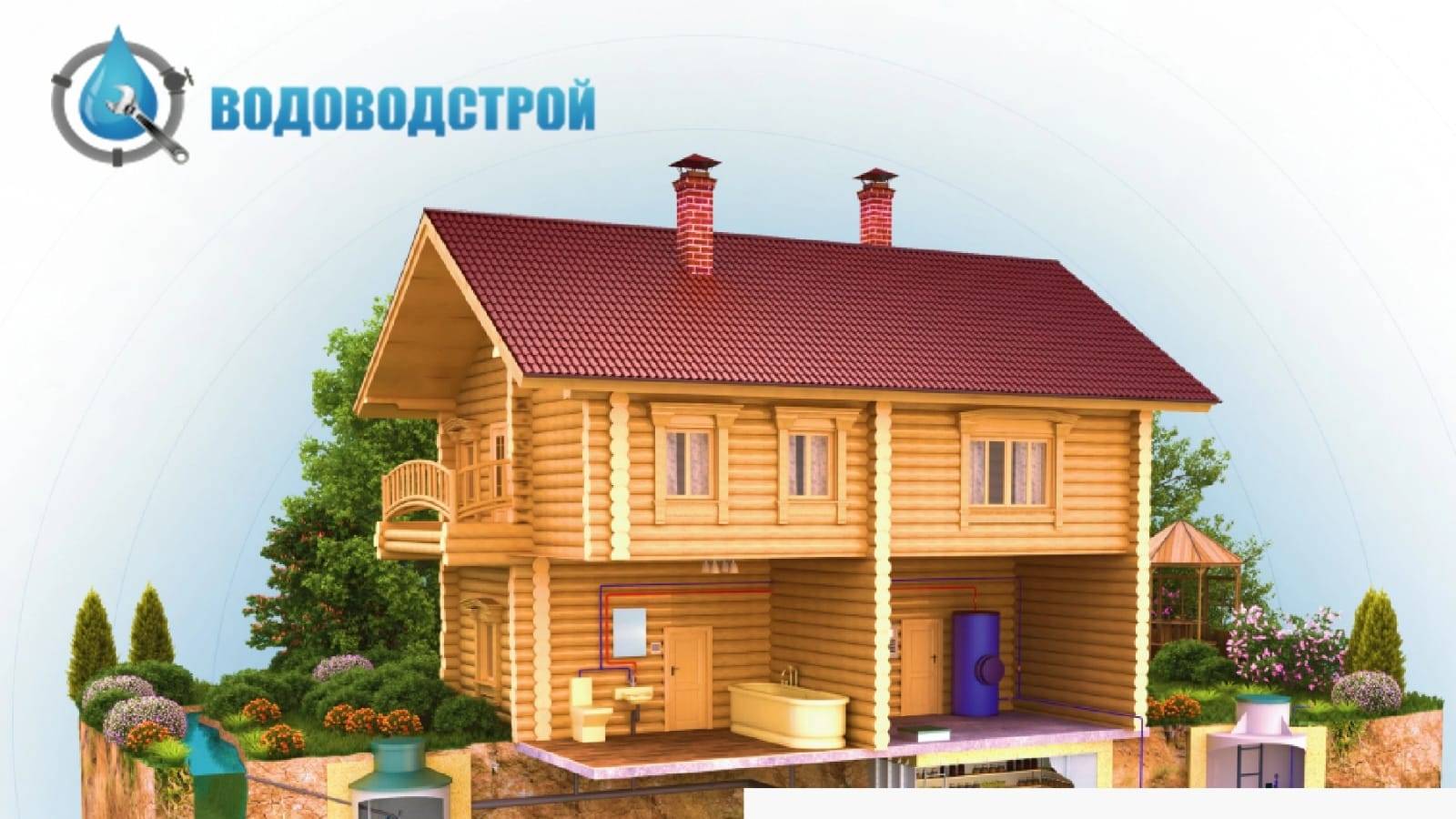 ТСН ПЕРШИНО Водопровод в доме под ключ!