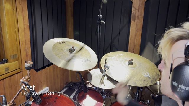 Обзор тарелки Araf 18" crash, 1340g от Symrna Cymbals