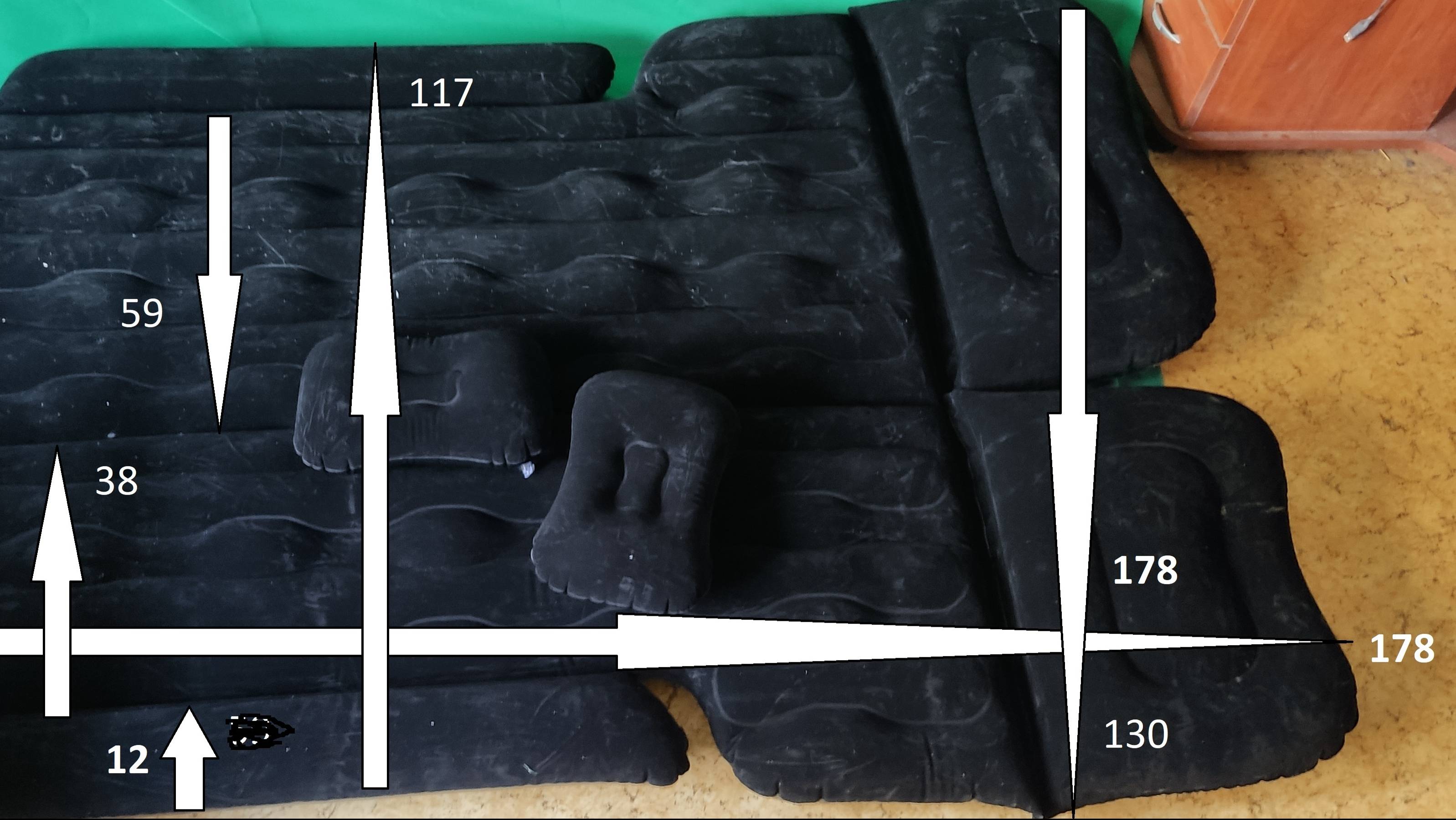 Матрас для ночевок в автомобиле